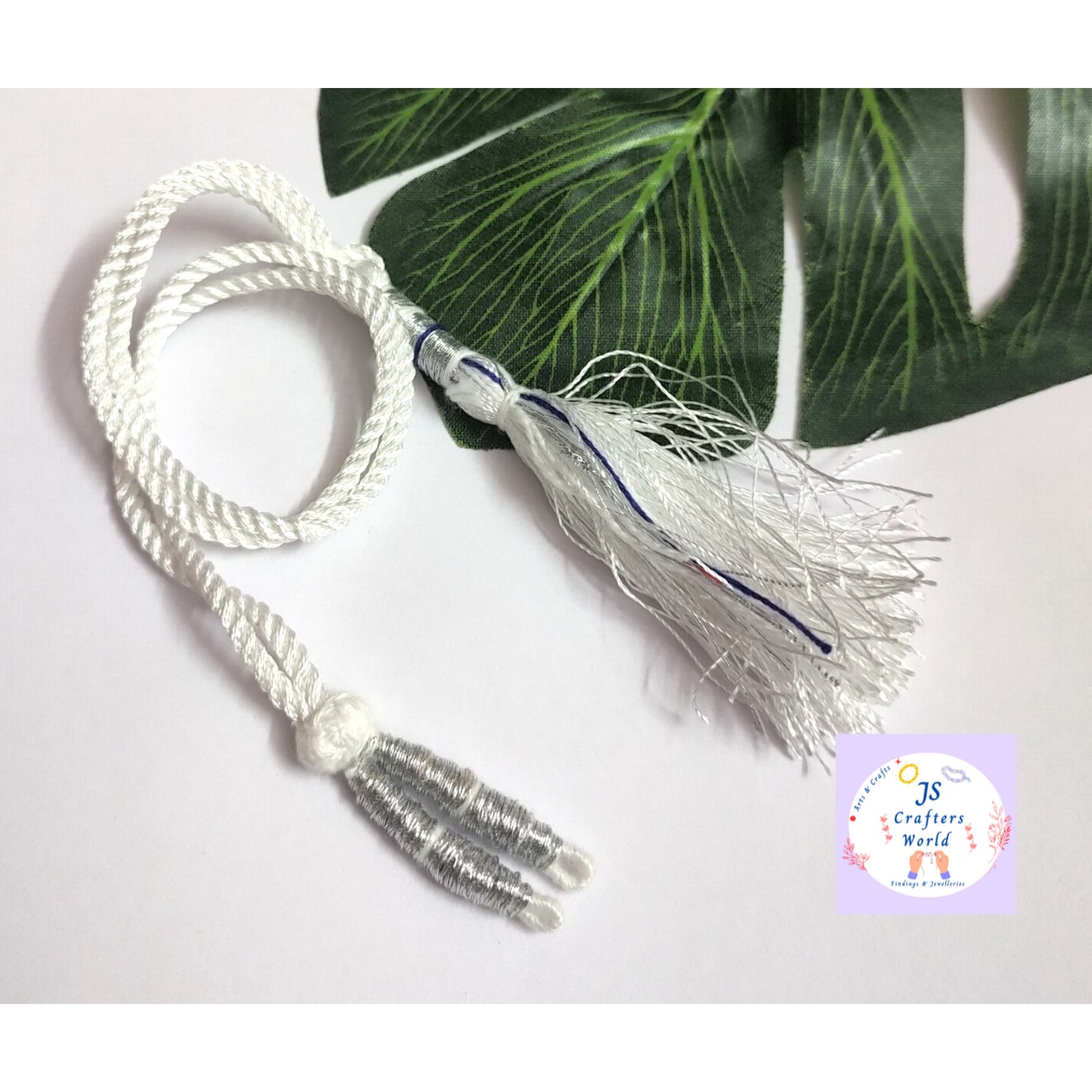 Non-Hook White Back Rope - JS Crafters World