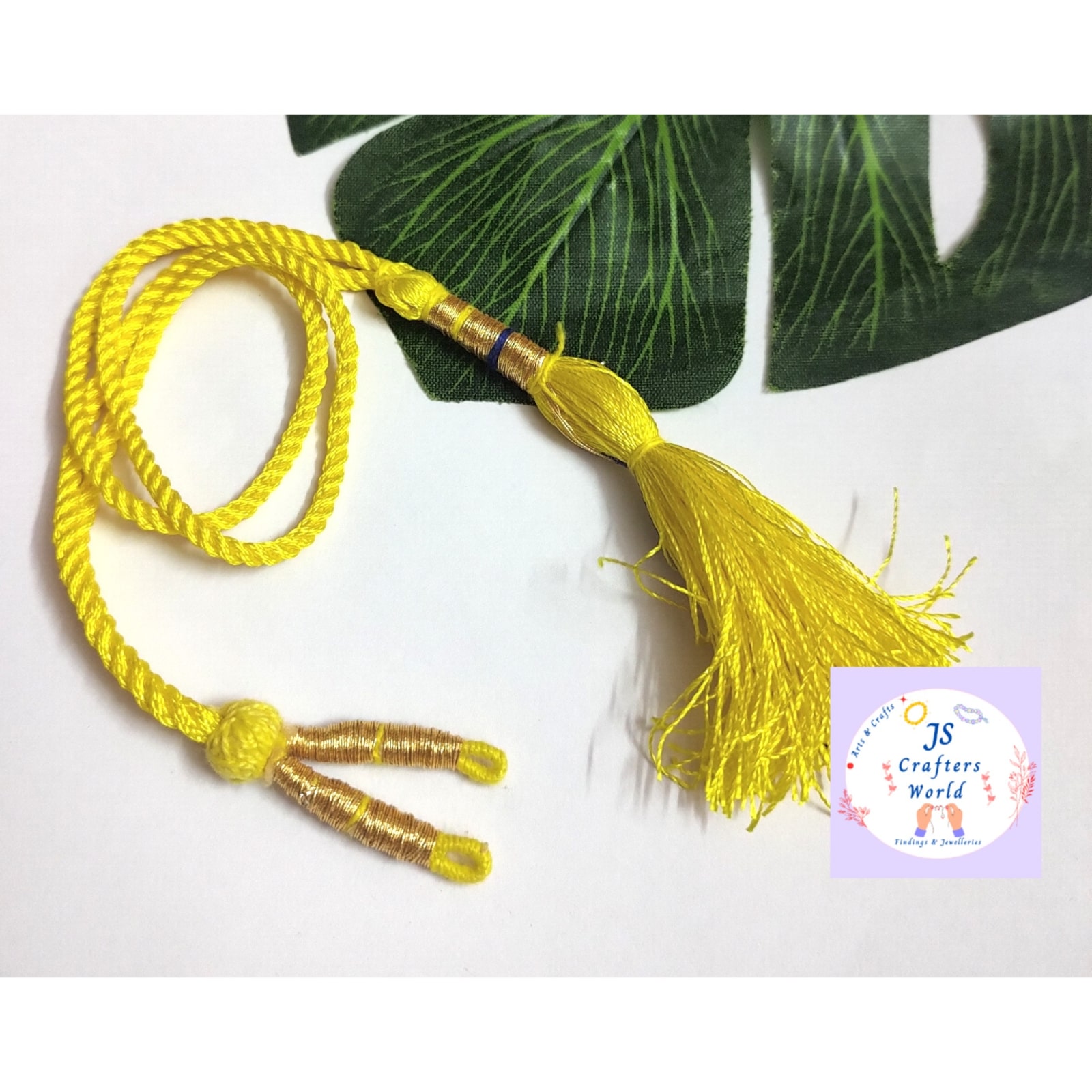 Non-Hook Bright Yellow Back Rope - JS Crafters World