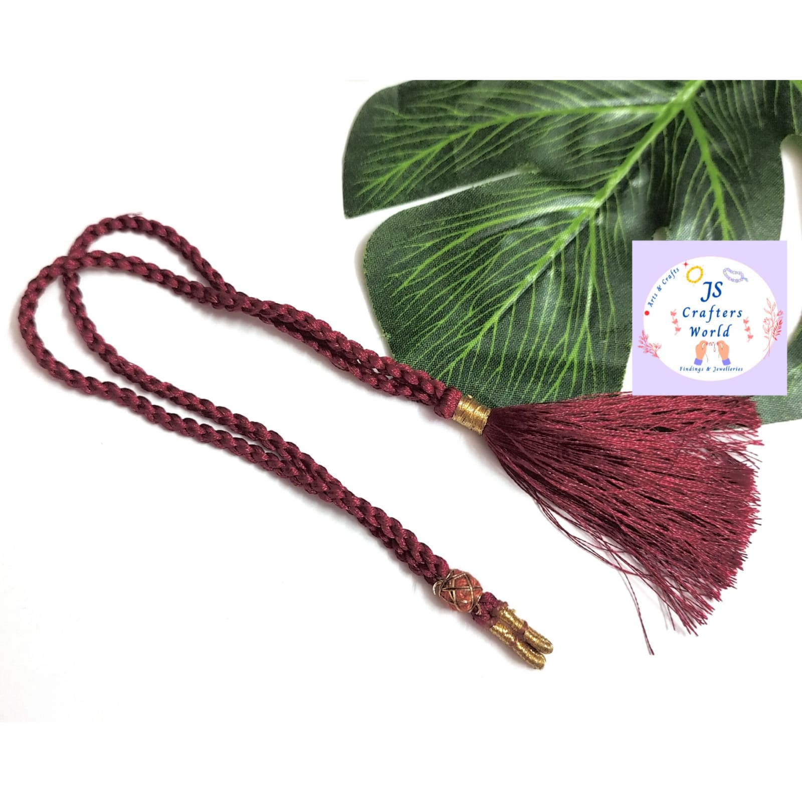 Non-Hook Maroon Back Rope - JS Crafters World